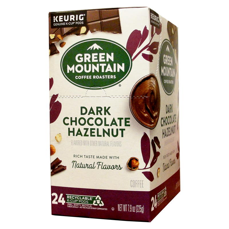 Green Mountain Dark Chocolate Hazelnut k-cups