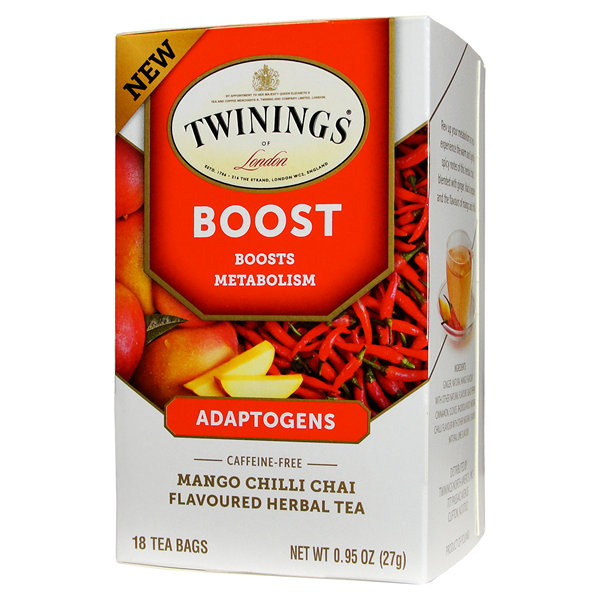 Twinings Boost - Adaptogens, Mango Chilli Chai Herbal Tea