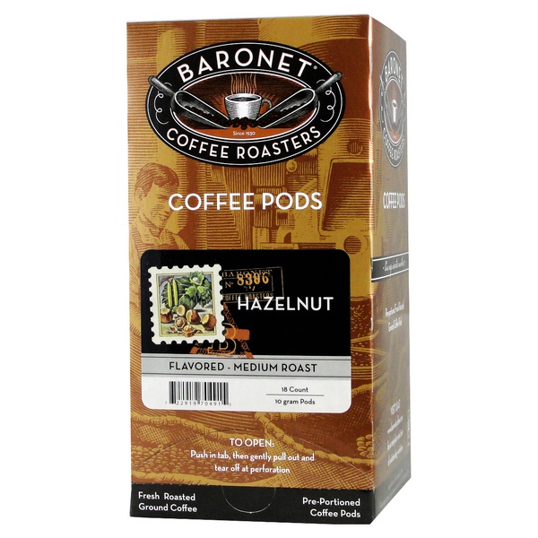Baronet Hazelnut Creme Coffee Pods | 18ct
